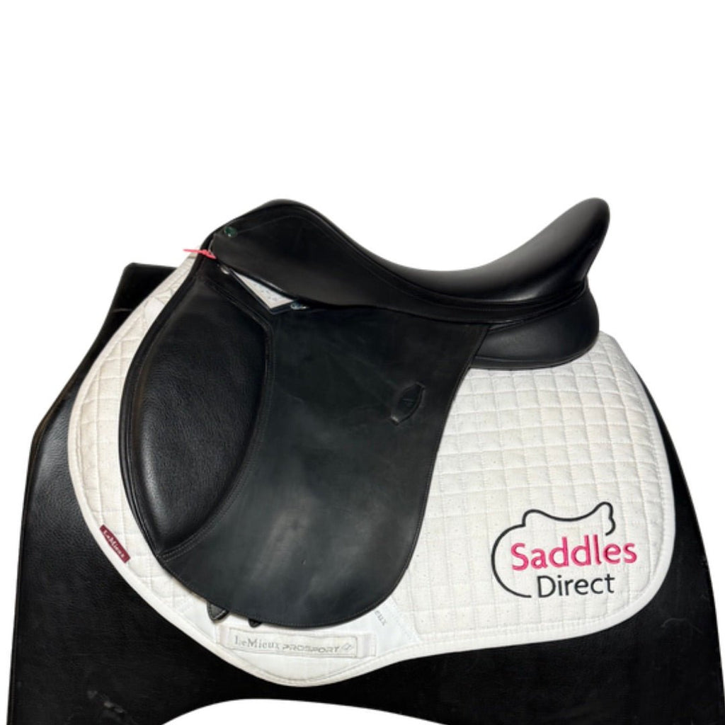 Arena Cob/Wide All Purpose GP Black 17.5" ADJ – Saddles Direct