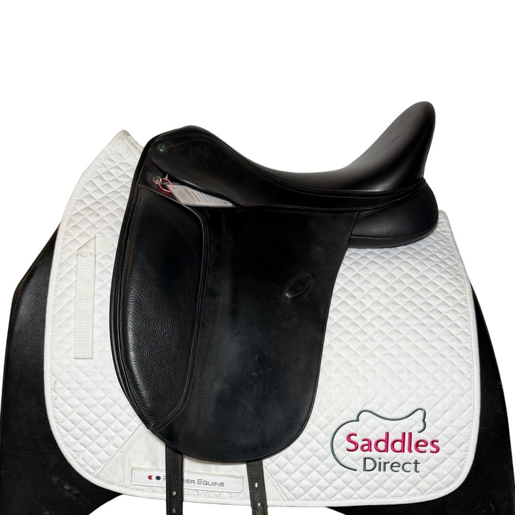 Arena Dual Flap Dressage Black 17.5" ADJ | Saddles Direct