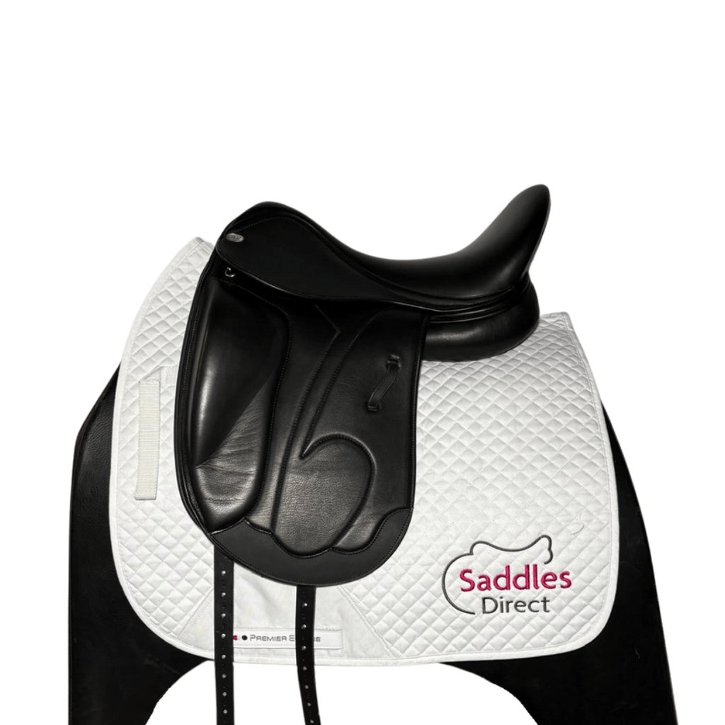 Harry Dabbs Platinum Grace Monoflap Dressage Black 17.5" MW | Saddles ...