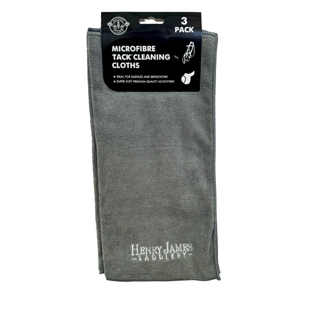 Henry James Saddlery Microfibre Tack Cleaning Cloths - Pack of 3 ...