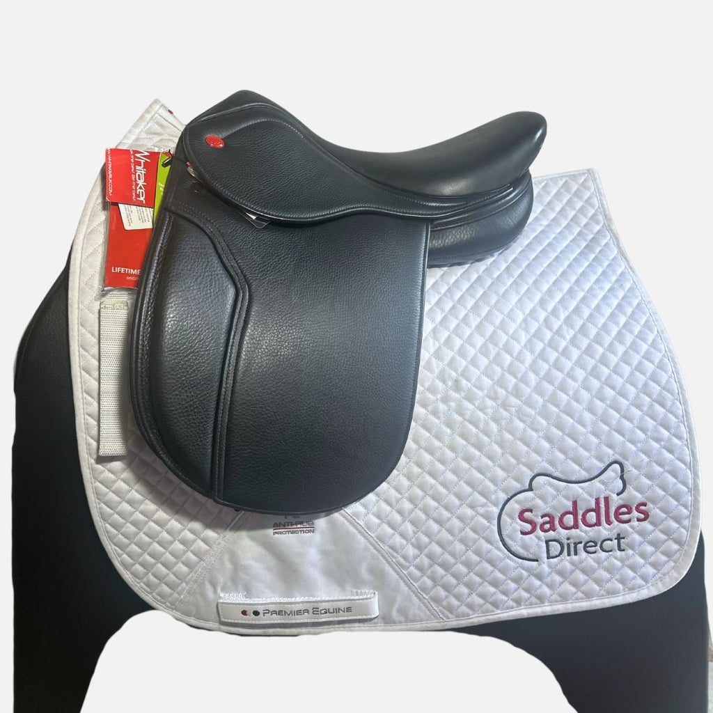 John Whitaker Hebden Show Hunter Black 15.5" | Saddles Direct