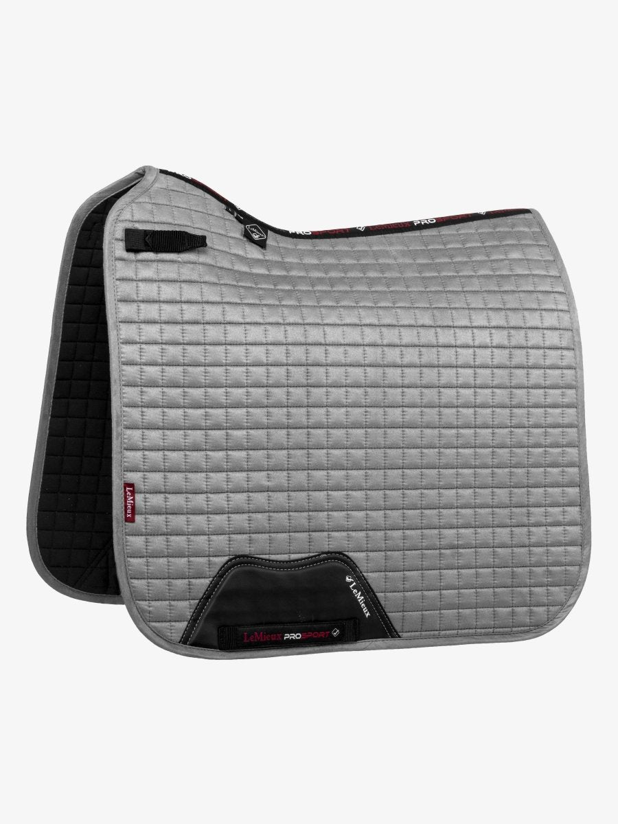 LeMieux Suede Dressage Saddle Pad Grey | Saddles Direct