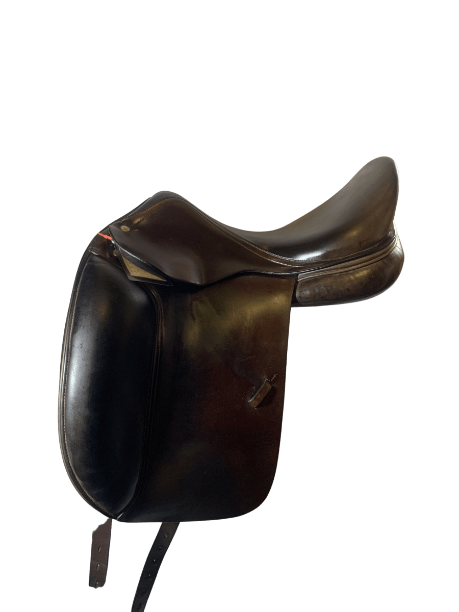 Amerigo Classic Pinerolo Dressage Brown 17" W MW/W +2 | Saddles Direct